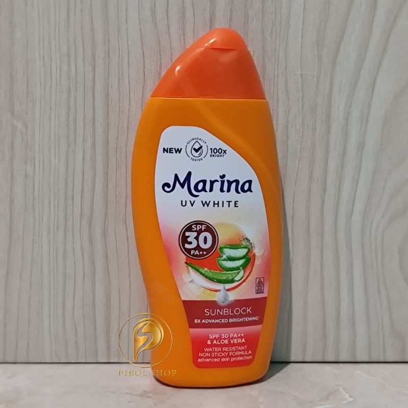 Jual MARINA UV WHITE SUNBLOCK SPF30 PA++ 85ml | Shopee Indonesia