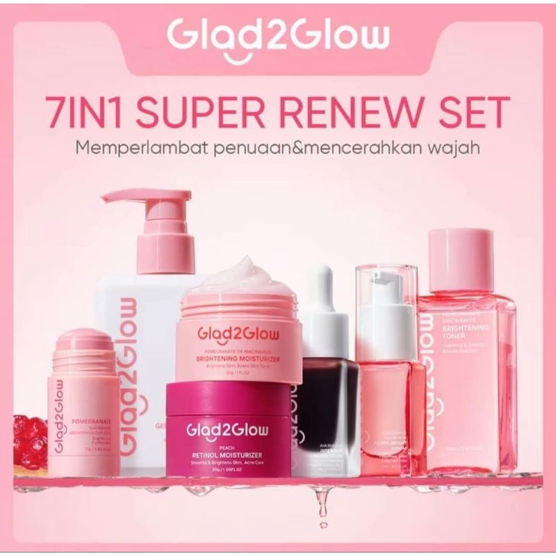 Jual MOISTURIZER G2G Glad2Glow retinopl, Blueberry, pomegrande, retinol ...