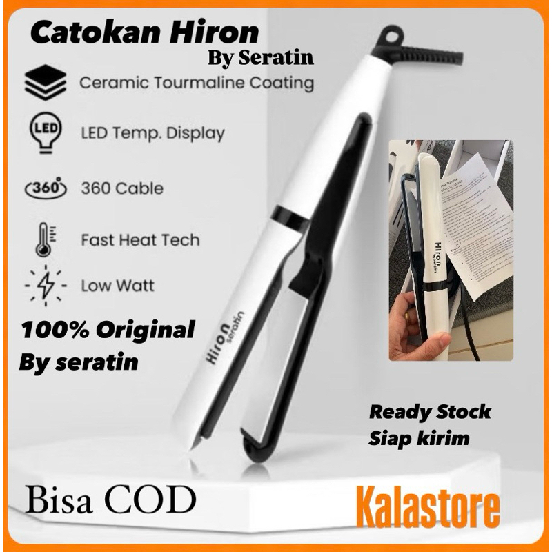 Jual TERLARIS Catokan Rambut Hiron By Seratin 100% Original Catok ...