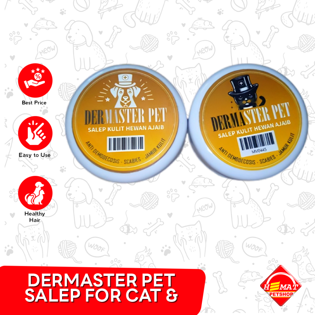 Jual Obat Jamur Scabies Dermaster Pet Salep Kucing Anjing | Shopee Indonesia