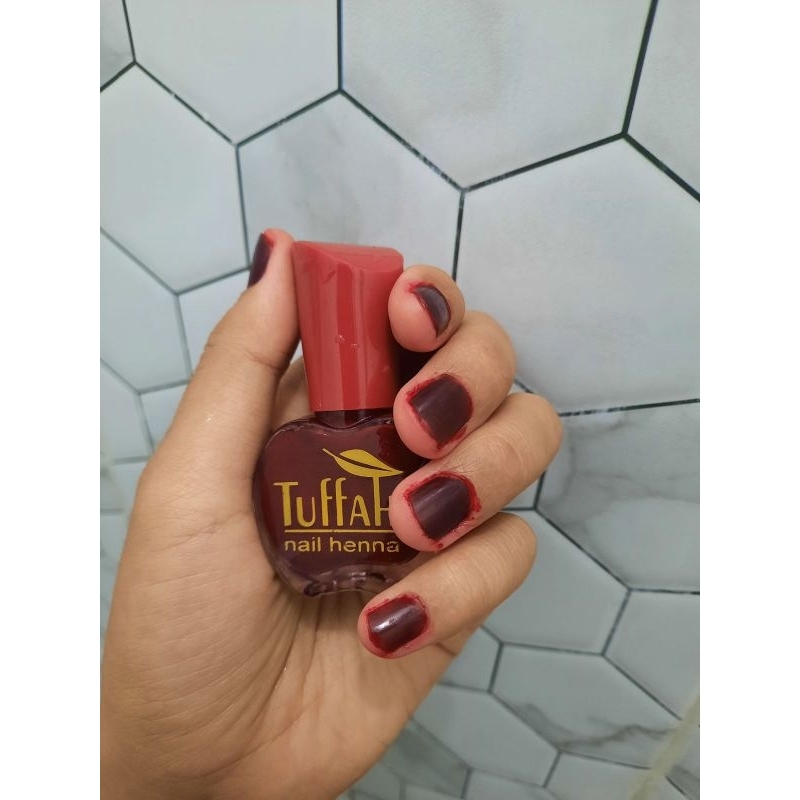 Jual Tuffah Nail Henna ORI / Kemasan Baru BPOM Sah untuk sholat ...