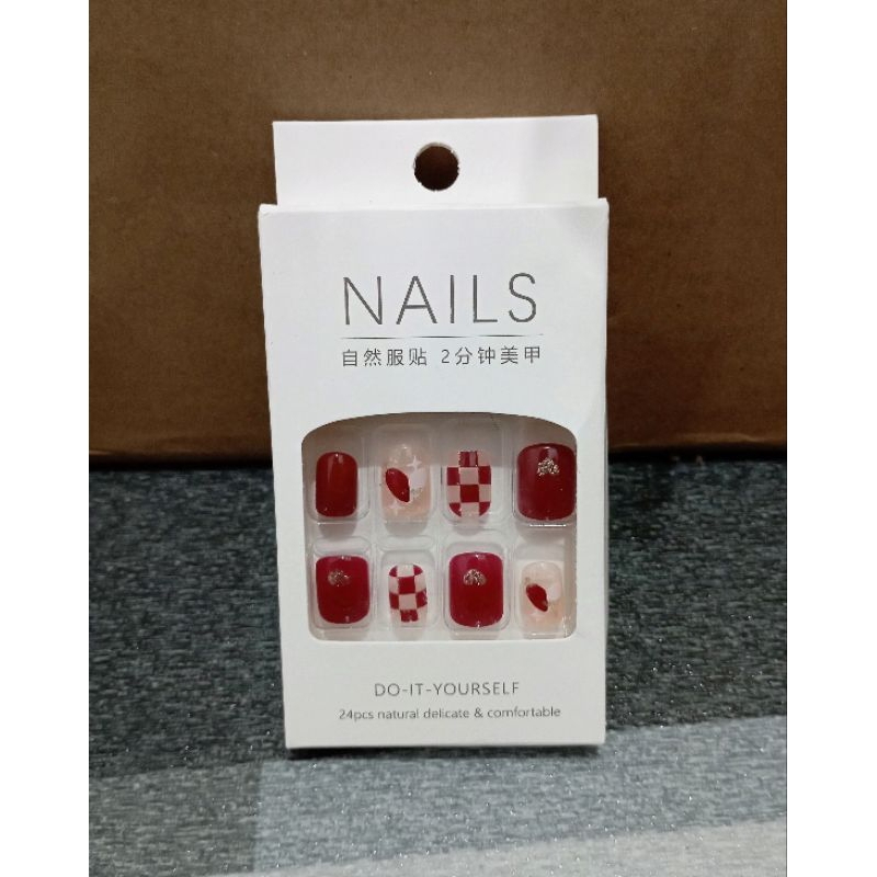 Jual press on nails/fake nails | Shopee Indonesia
