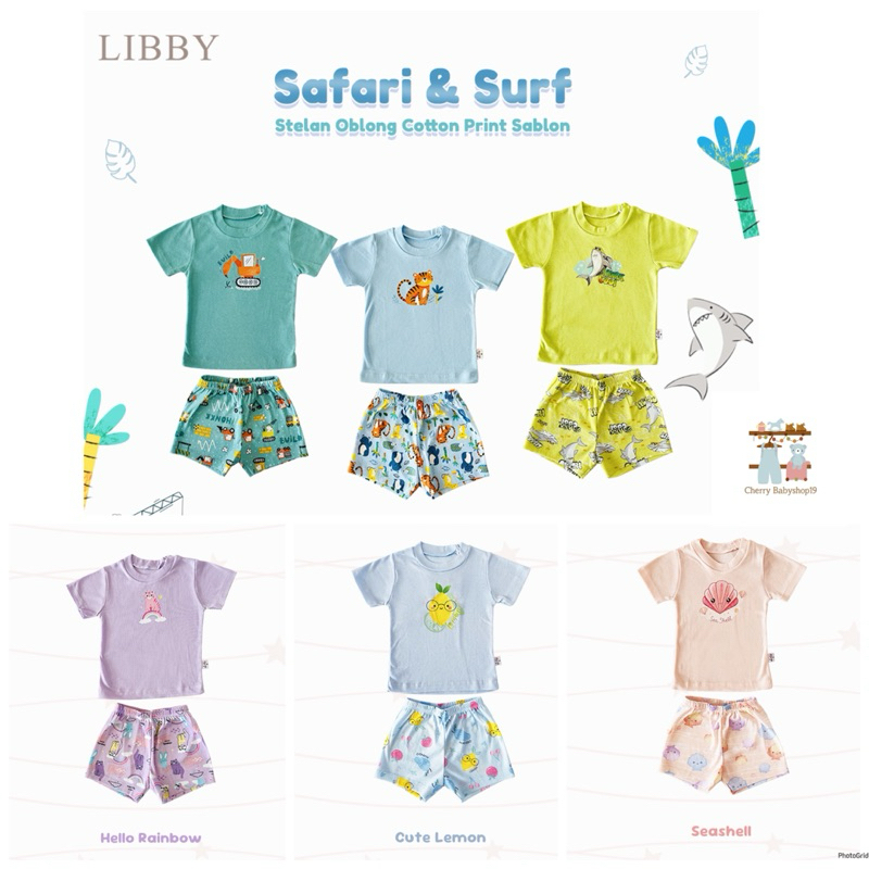 Jual Libby Cotton Rib Pendek Baju Oblong Pixie Dust | Shopee Indonesia