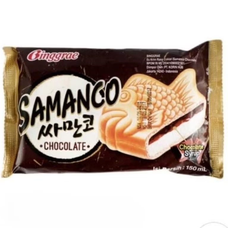 Jual binggrae samanco chocolate 150ml / khusus kurir instan | Shopee ...