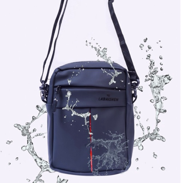 Jual LABAISHEN Tas Salempang Pria Waterproof Mini Sling Bag | Shopee ...