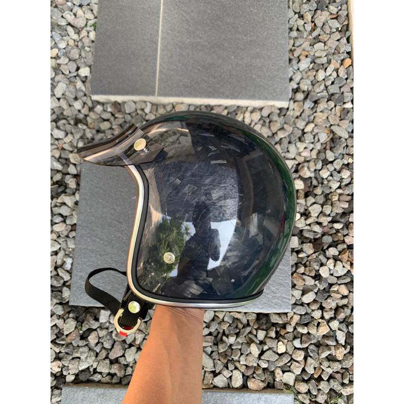 Jual Helm slimhead karbon asli (topi/kaca) | Shopee Indonesia