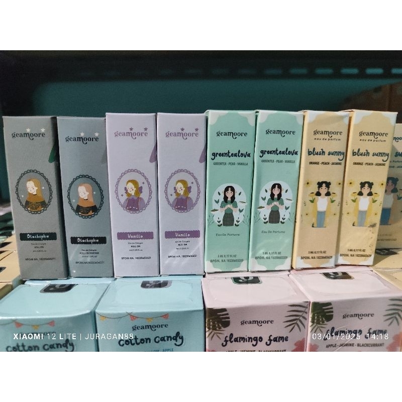 Jual Geamoore Parfume Roll On Addicted & Inspired Series | Shopee Indonesia