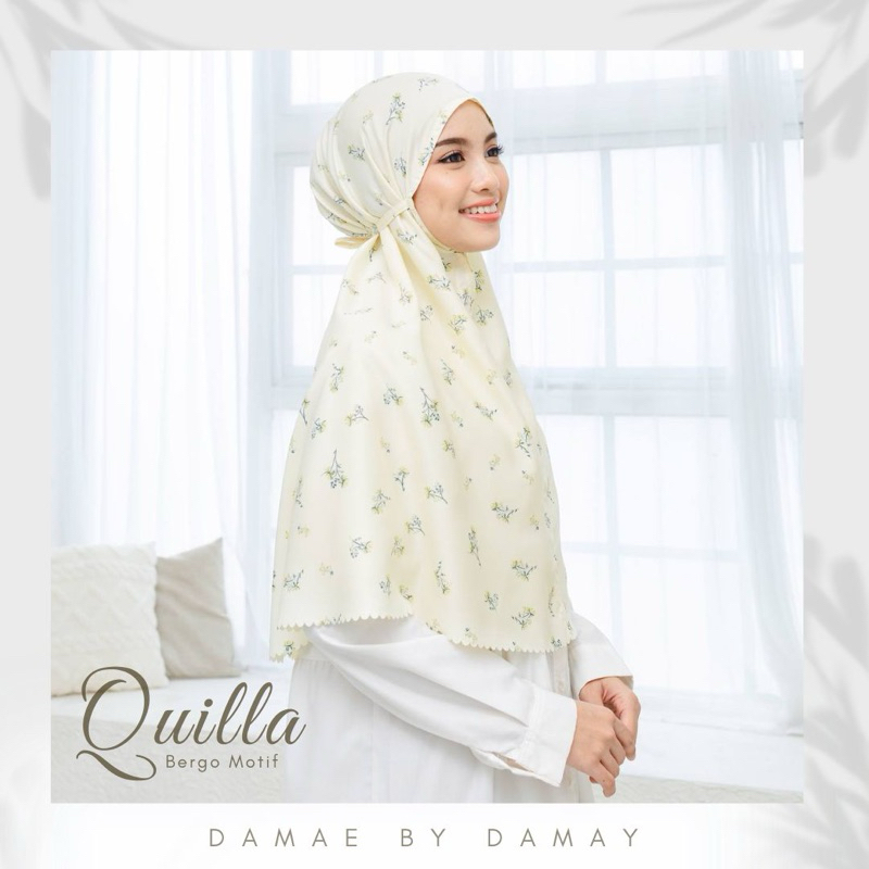 Jual damaebydamay - quilla bergo motif lasercut/bergo daily/ bergo anti ...