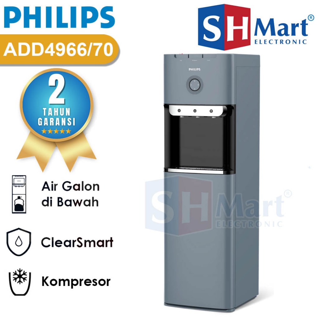 Jual DISPENSER GALON BAWAH PHILIPS ADD4966/70 SAFETY CHILD 3 KRAN ...
