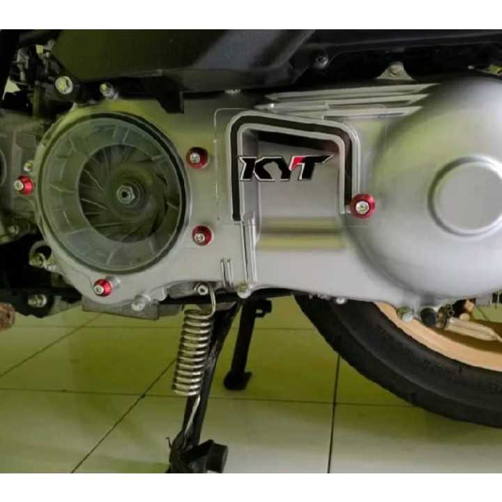 Jual COVER CVT AKRILIK AEROX OLD LEXI BENING TRANSPARAN PLUS BAUT TUTUP ...