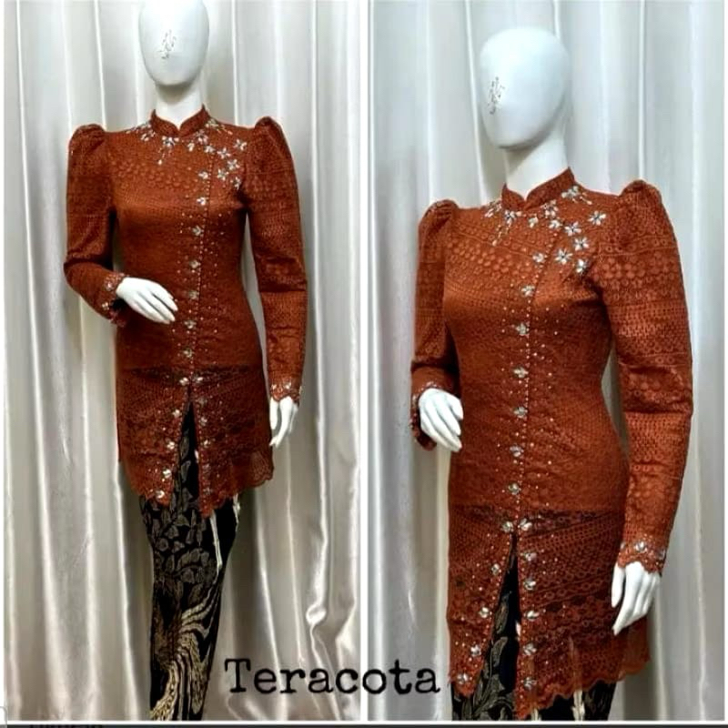 Jual COD/KEBAYA BORKAT VANIA MODEL TERBARU/KEBAYA MODERN/KEBAYA PESTA/KEBAYA COCOK UNTUK WISUDA ...
