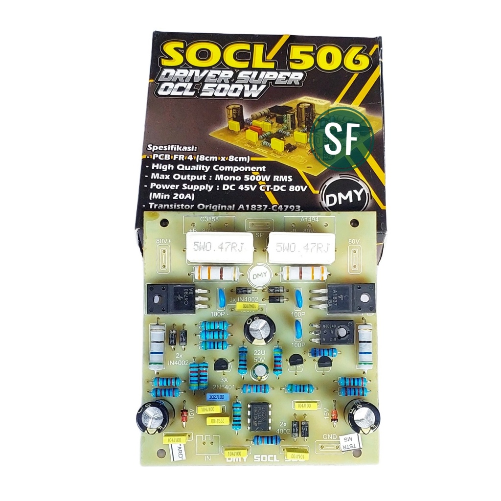Jual Kit Power Amplifier Driver Super OCL PRO SOCL 506 DMY | Shopee ...