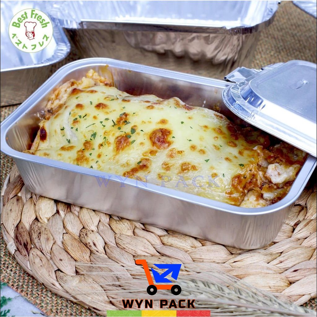 Jual Bestfresh Alumunium foil tray BX 4381 / mentai rice macaroni schotel - Alutray BX-4381 ...
