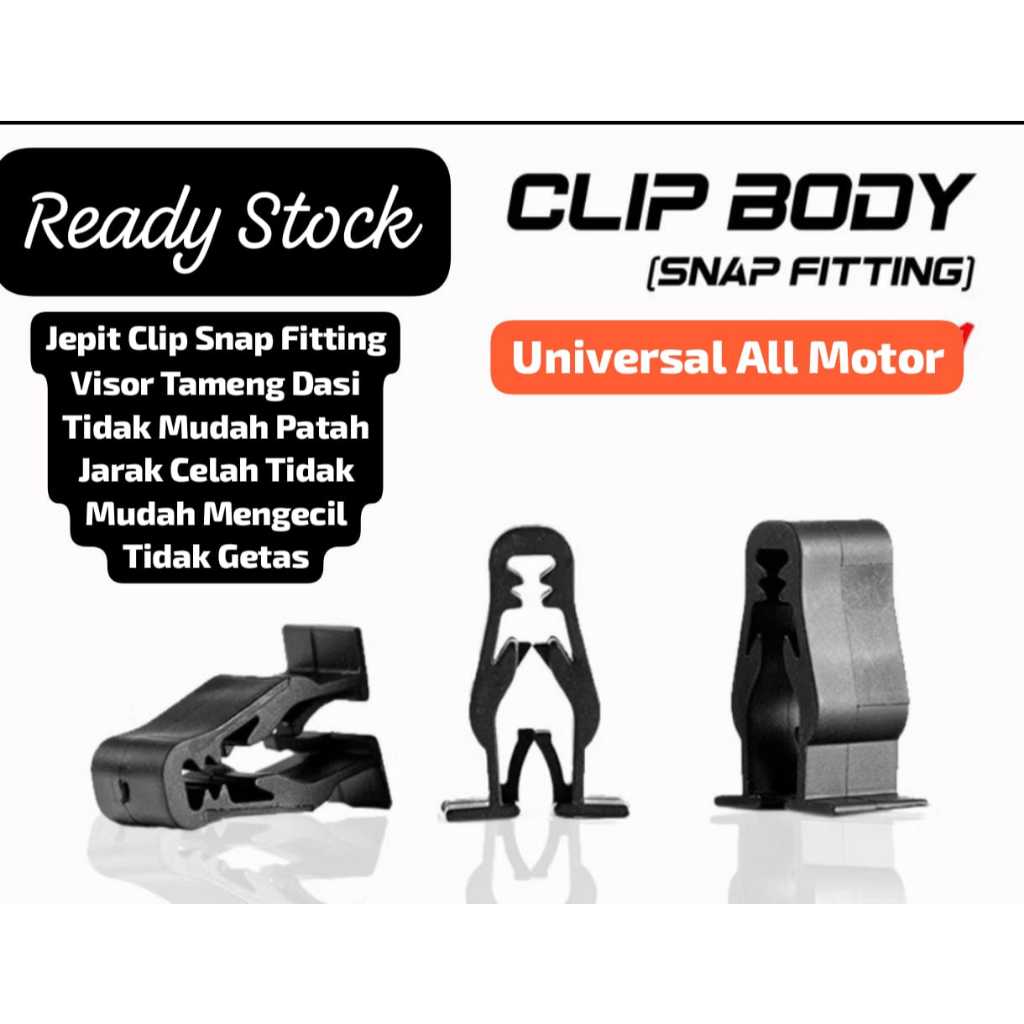 Jual Jepit clip snap fitting clip body vidor tameng dasi multifungsi ...