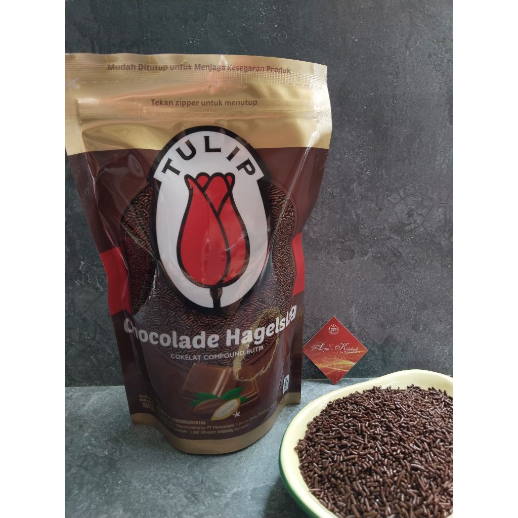Jual Tulip Meises Zip Lock 500gr Chocolade Hagelslag | Shopee Indonesia