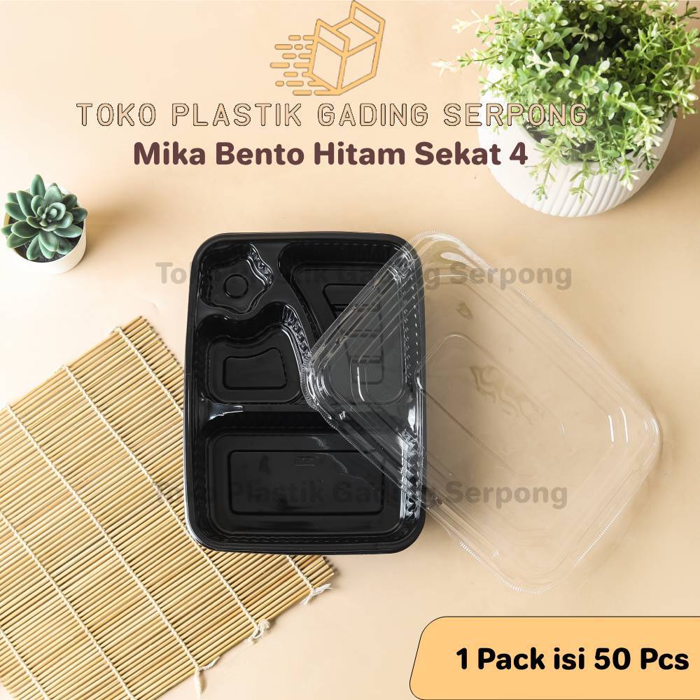 Jual Mika Bento 4 Sekat Bintang / Bento Motif Tray 4 Star / Box Bento ...