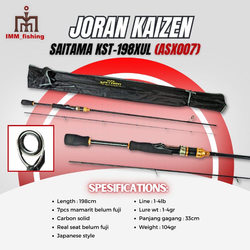 Jual JORAN KAIZEN SAITAMA | Tongkat Pancing | Fishing Rod | Shopee ...
