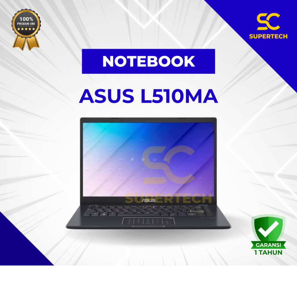 Jual ASUS VIVOBOOK L510MA N4020 4GB 384GB W11 15.6FHD BACKLIT KB Distri ...