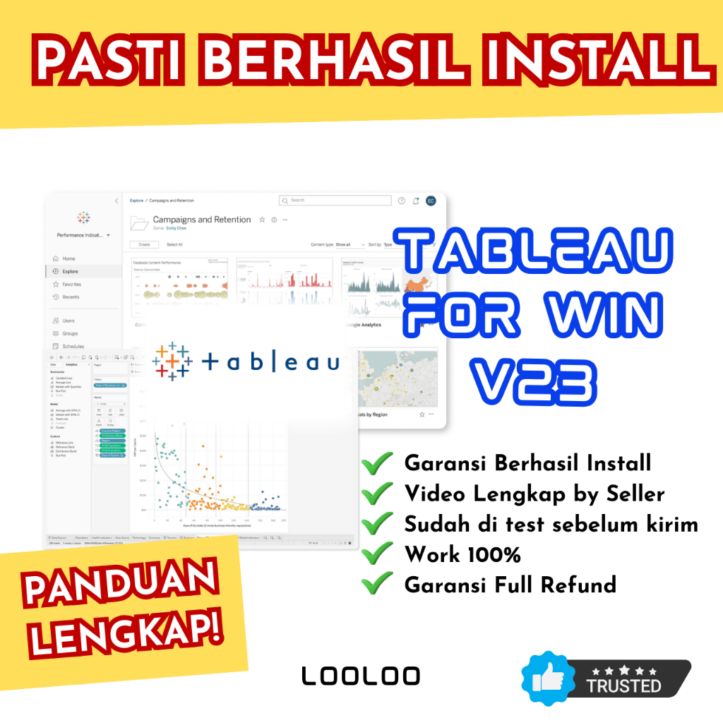 Jual Tableau Desktop Pro v23 Terbaru 2023 Full Version Lifetime ...