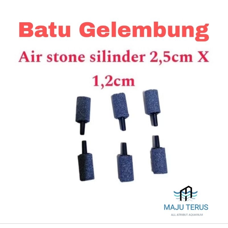 Jual Batu Gelembung Udara Aquarium Airstone Cylinder Ukr 2,5X1,2cm ...