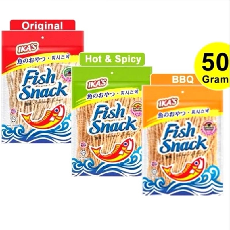 Jual Fish Snack Ikas/Snek Ikan Juhi Import Malaysia 50gr | Shopee Indonesia