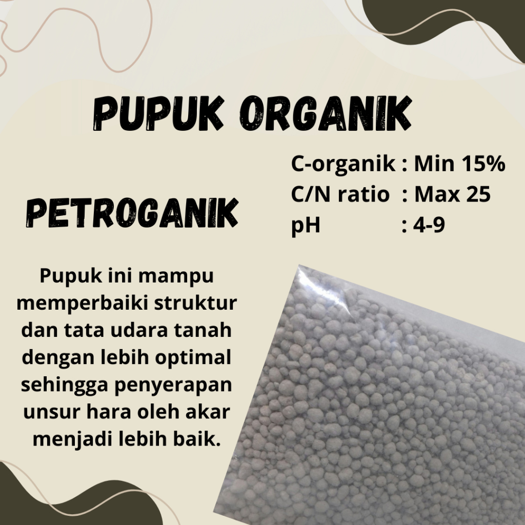 Jual Pupuk Organik Petroganik Repack 1kg | Shopee Indonesia