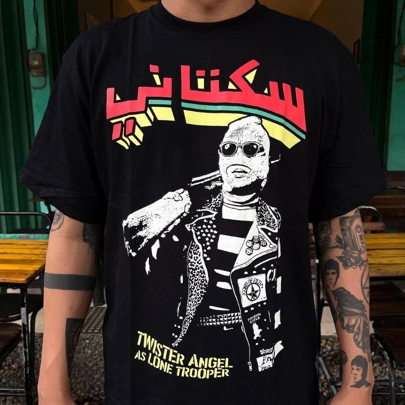 Jual SUKATANI - TWISTER ANGEL TSHIRT BLACK | Shopee Indonesia