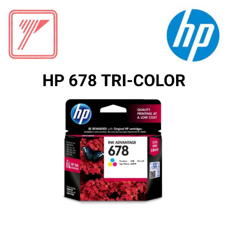 Jual HP Ink Tinta 678 Tri-color HP678C 678C Original Ink Advantage ...
