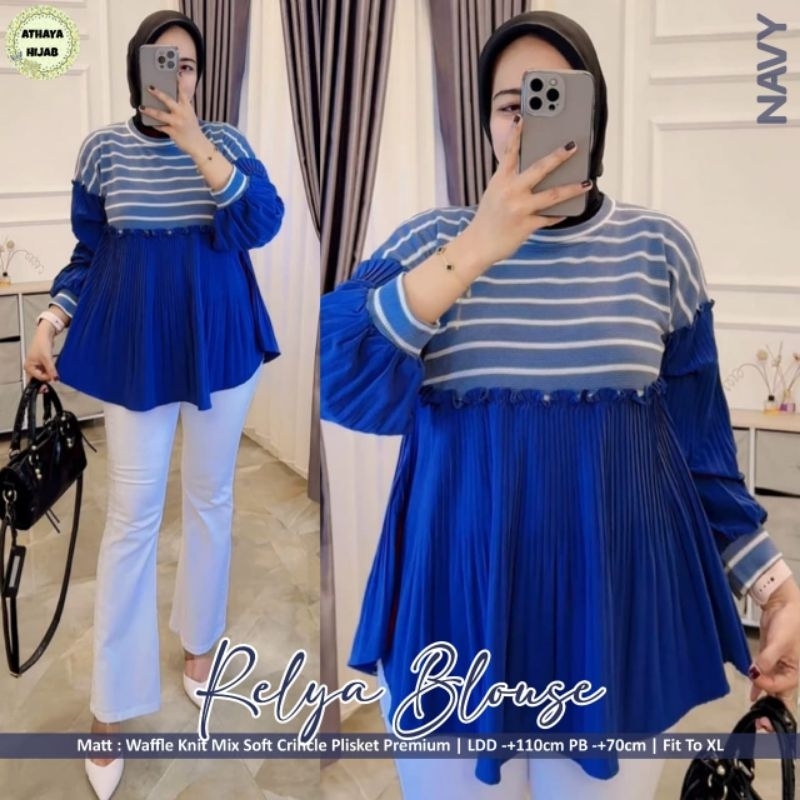 Jual NEW RELYA BLOUSE BY ATHAYA TERBARU | Shopee Indonesia