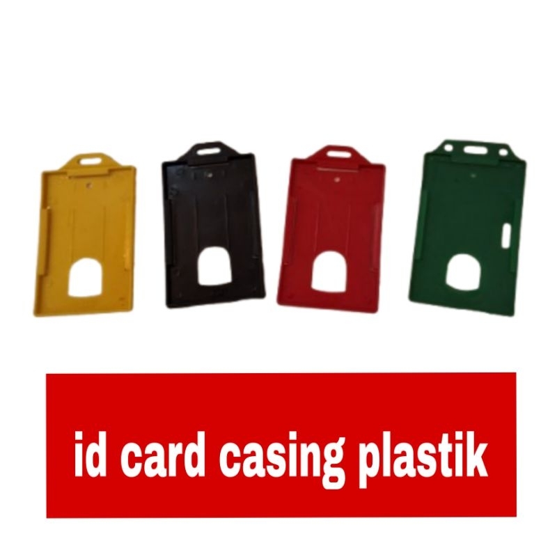 Jual id card plastik tebal/ id card case/ id card holder/ casing id ...
