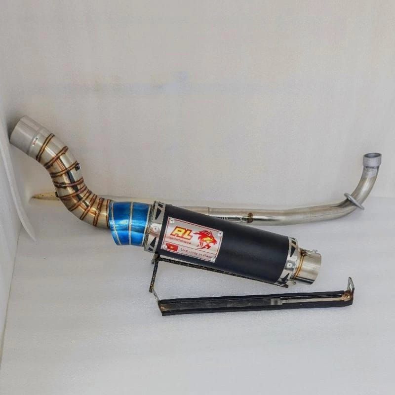 Jual High mount full system REDLEO Canister 51mm Open pipe Elbow Xrm ...