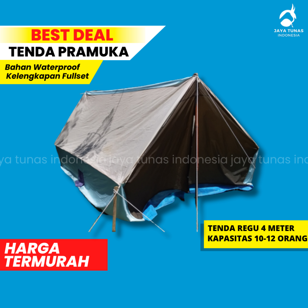 Jual Tenda Kemah Pramuka / Tenda A / Tenda Regu Murah/ Tenda Regu ...