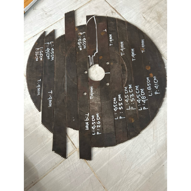 Jual Baja pemotong pipa besi HSS 18% tebal 4mm rata (bisa di sepuh ...