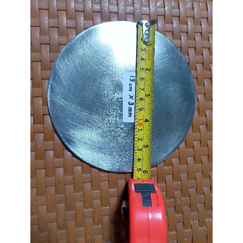 Jual TAPAK LAYOS UKURAN ( DIAMETER X TEBAL ) 15,4 CM X 3 MM PLAT BESI ...