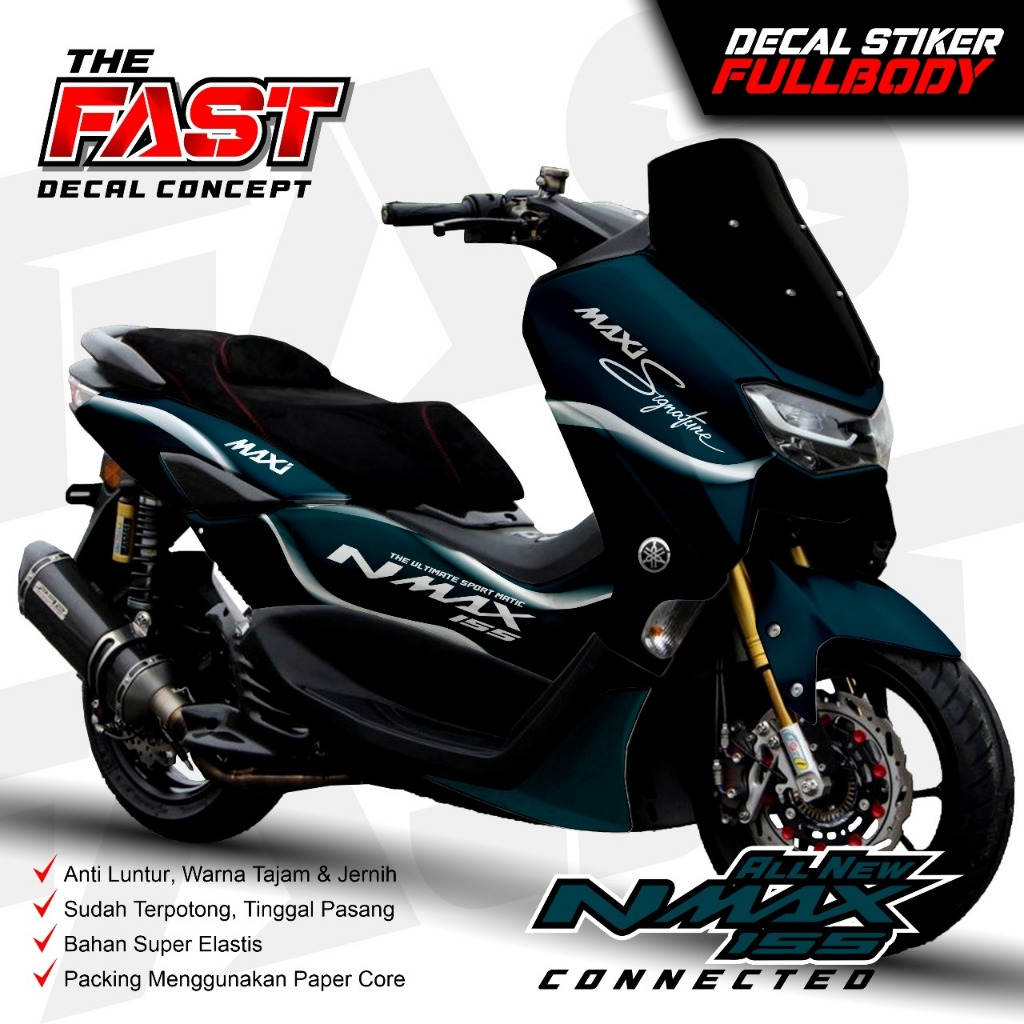 Jual (ANTILUNTUR) Decal Stiker Nmax New Stiker Yamaha Nmax 155 New ...