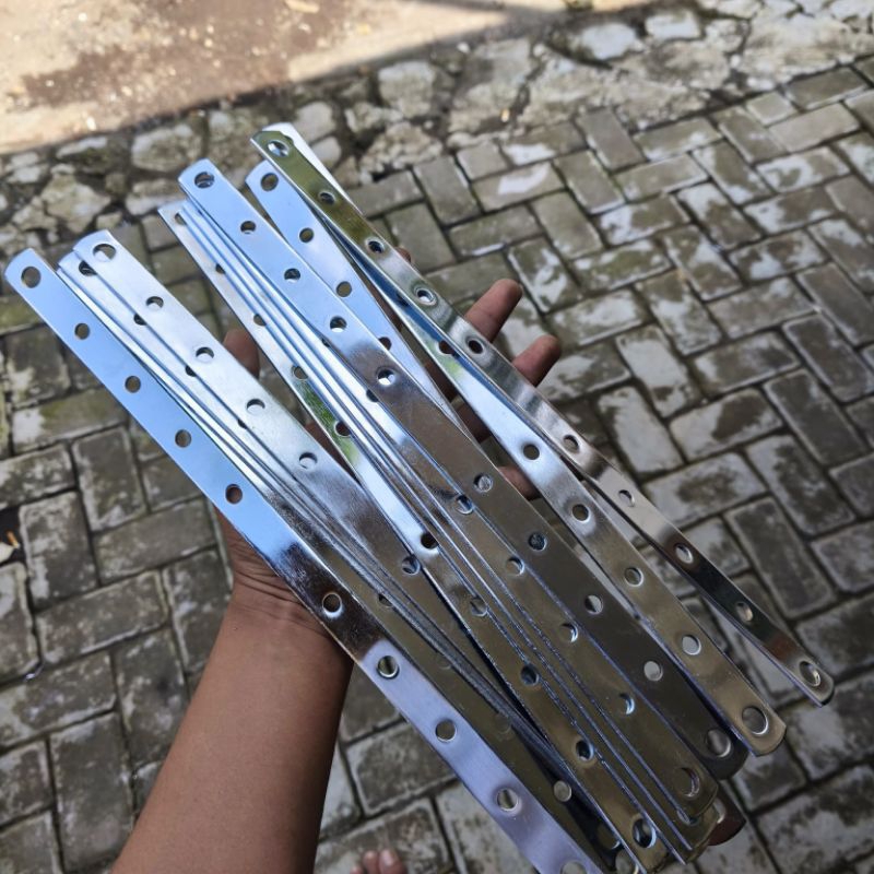 Jual Penggaris lubang besi chrome/panel plat lubang besi chrome/panel ...