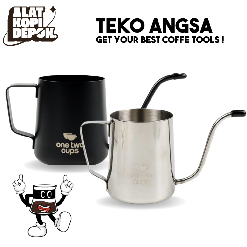 Jual Gooseneck Kettle Teko Leher Angsa Stainless Steel One Two Cups ...