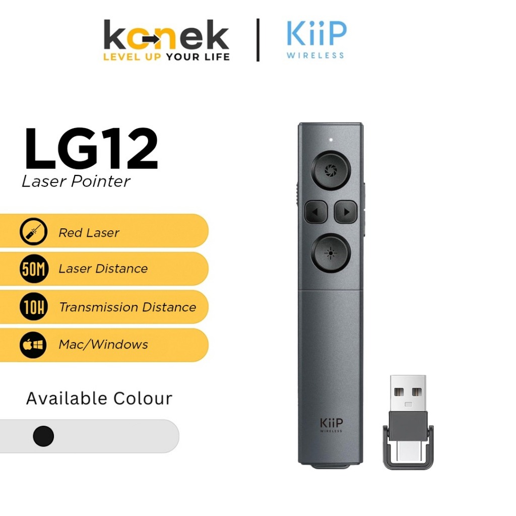 Jual KiiP Wireless LG12 Smart Laser Pointer 2-In-1 Type-C and USB ...