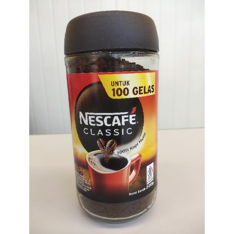 Jual NESCAFE CLASSIC BOTOL 200GR | Shopee Indonesia