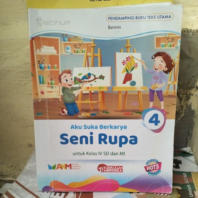 Jual AKU SUKA BERKARYA SENI RUPA KELAS 4 IV SD MI KURIKULUM MERDEKA PLATINUM AKM | Shopee Indonesia