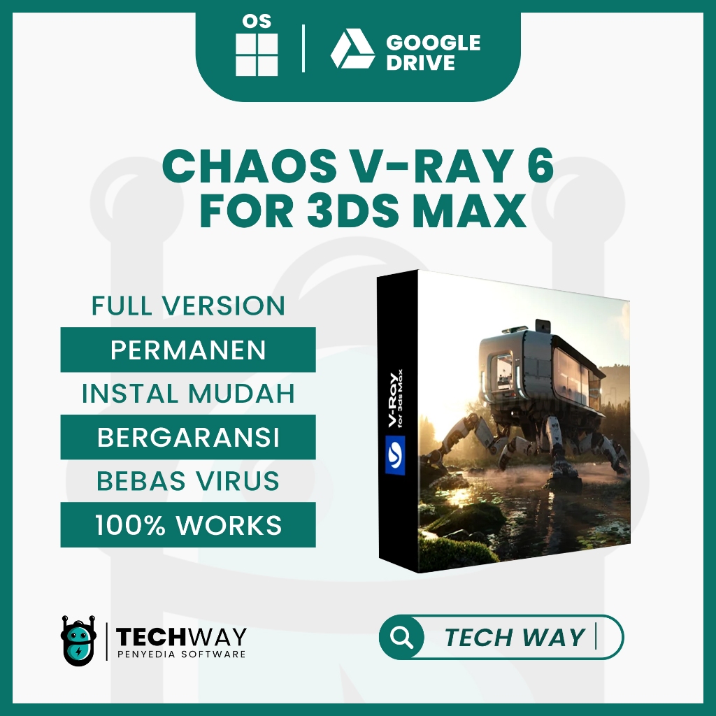 Jual Chaos V-Ray 6 for 3DS Max 2019 - 2024 Full Version | Windows | Shopee Indonesia