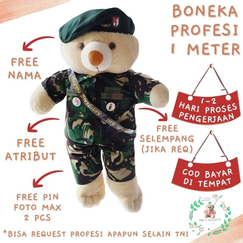 Jual Boneka Profesi Besar Big Size 100cm | Shopee Indonesia