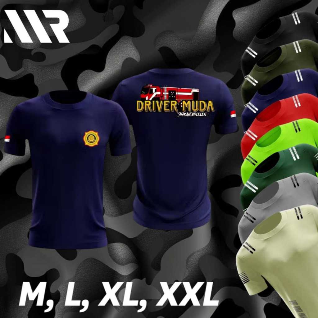 Jual Kaos Driver Pemadam / Kaos Damkar Bahan Dryfit Milano / Kaos ...