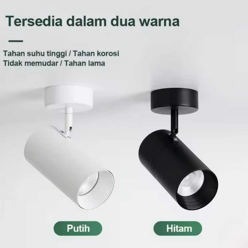 Jual KAP FITTING LAMPU PLAFON TEMPEL HITAM PUTIH SPOTLIGHT HIAS SOROT ...