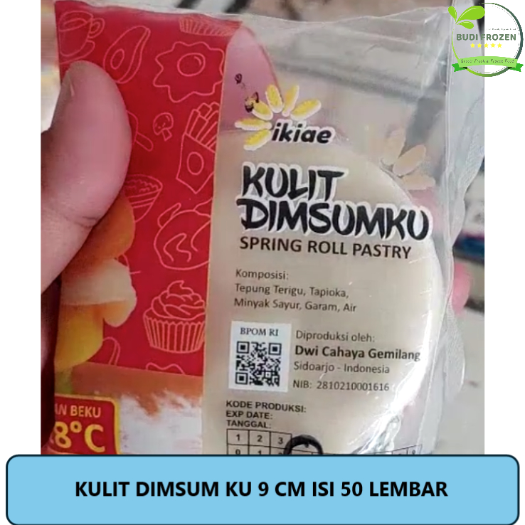 Jual KULIT DIMSUM KU 9 CM ISI 50 LEMBAR (KULIT DIMSUM TIPIS , LEMBUT ...