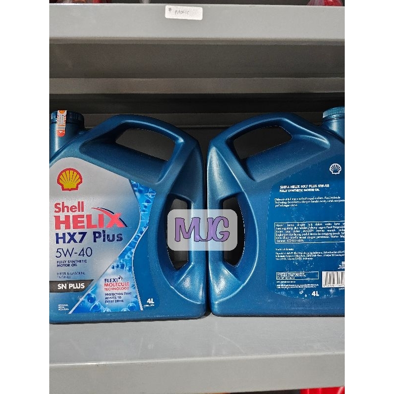 Jual Oli Shell Helix HX7 Plus 5W-40 4L/Oli Mesin Mobil(1dus isi 4 galon ...