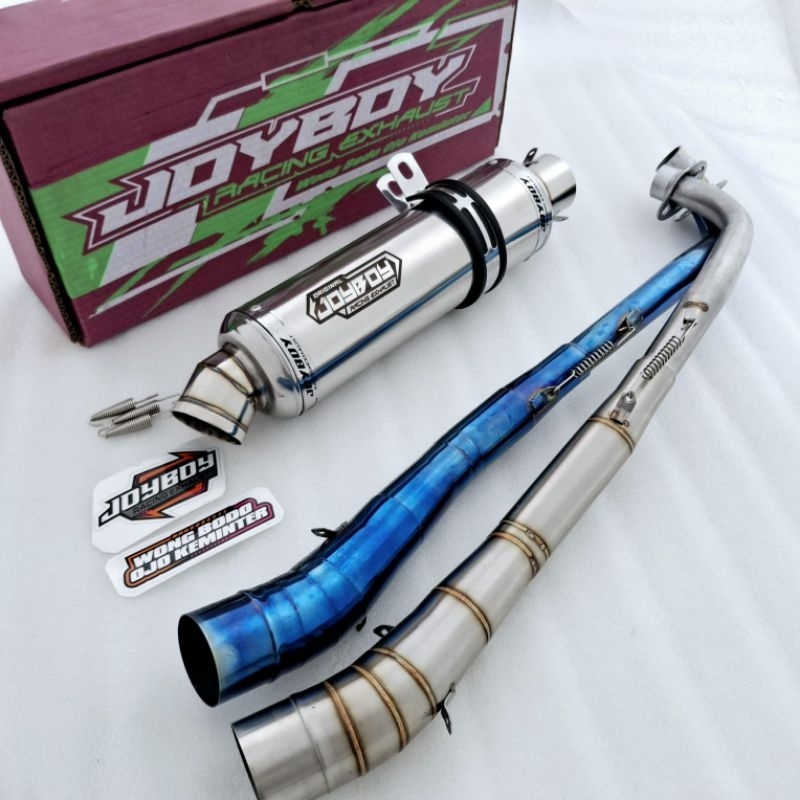 Jual knalpot Jupiter z bas adem JOYBOY original Supra 110 Supra x125 Vega R Vega ZR Blade ...
