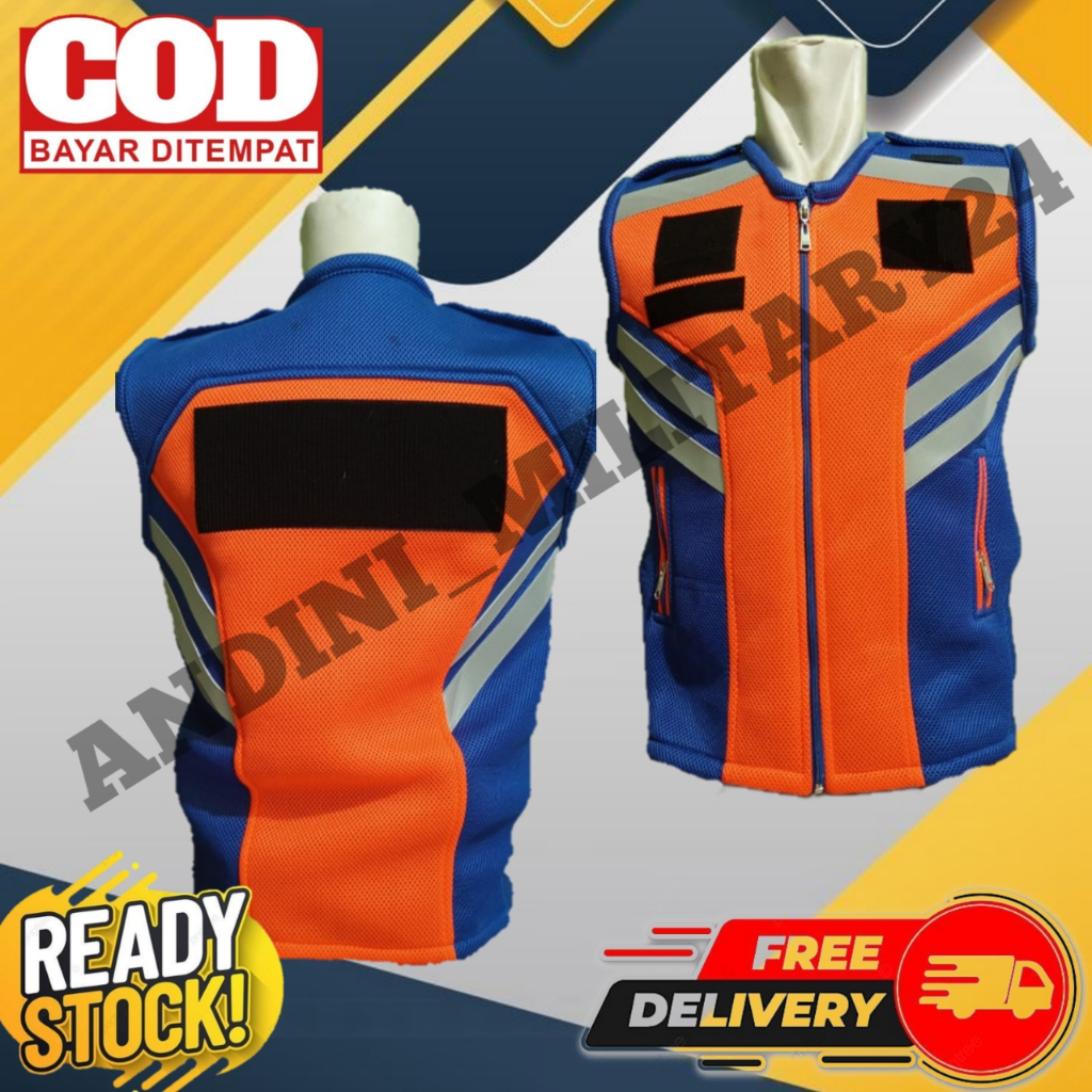 Jual Rompi Jasamarga / Rompi Jasamarga Terbaru / DOUBLEMESH Tebal ...
