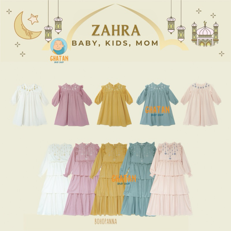 Jual BOHOPANNA NAURA & ZAHRA DRESS GAMIS BABY, KIDS, MOM RAYA COLLECTION BAJU LEBARAN | Shopee ...