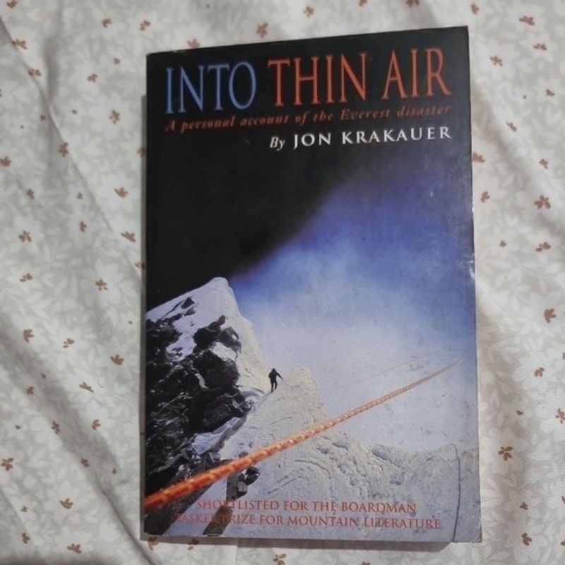 Jual Into Thin Air by Jon Krakauer ORIGINAL Import English | Shopee ...